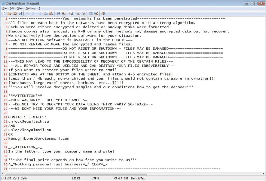 Clop Ransomware: What You Need to Know - Proven Data
