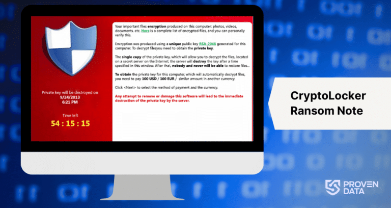 CryptoLocker ransomware: The Game Changer Cyber Threat - Proven Data