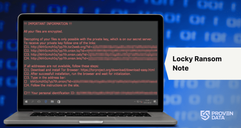 Locky Ransomware: What is the Threat & How to Prevent - Proven Data